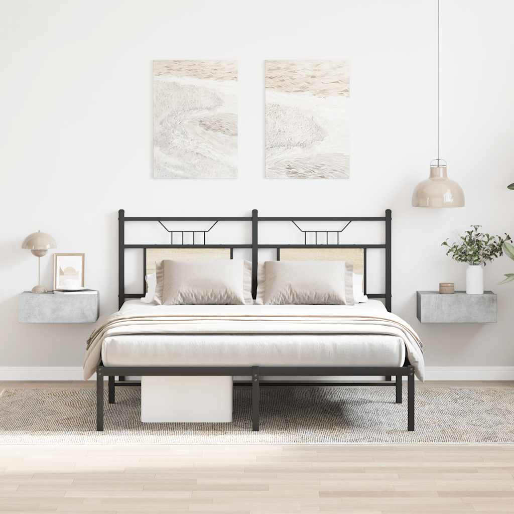 Floating bedside Tables 2 pcs concrete gray 40x30x15 cm AliExpress
